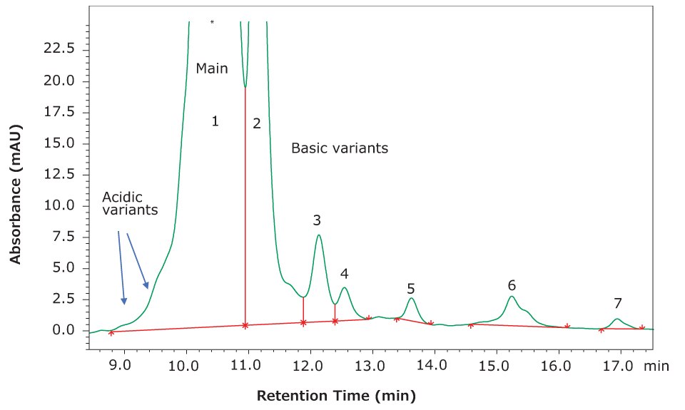 Charge Variant Analysis (CVA) with Strong Cation Exchange
