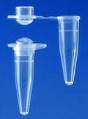 BRAND® PCR tubes capacity 0.2 mL, green tube, individual, attached flat ...